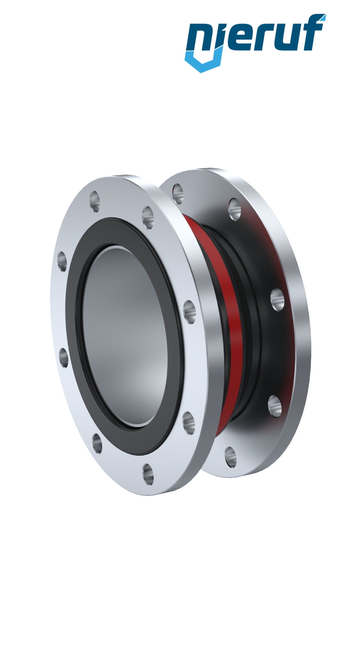Compensatore con PS DN200 EPDM & flange in acciaio