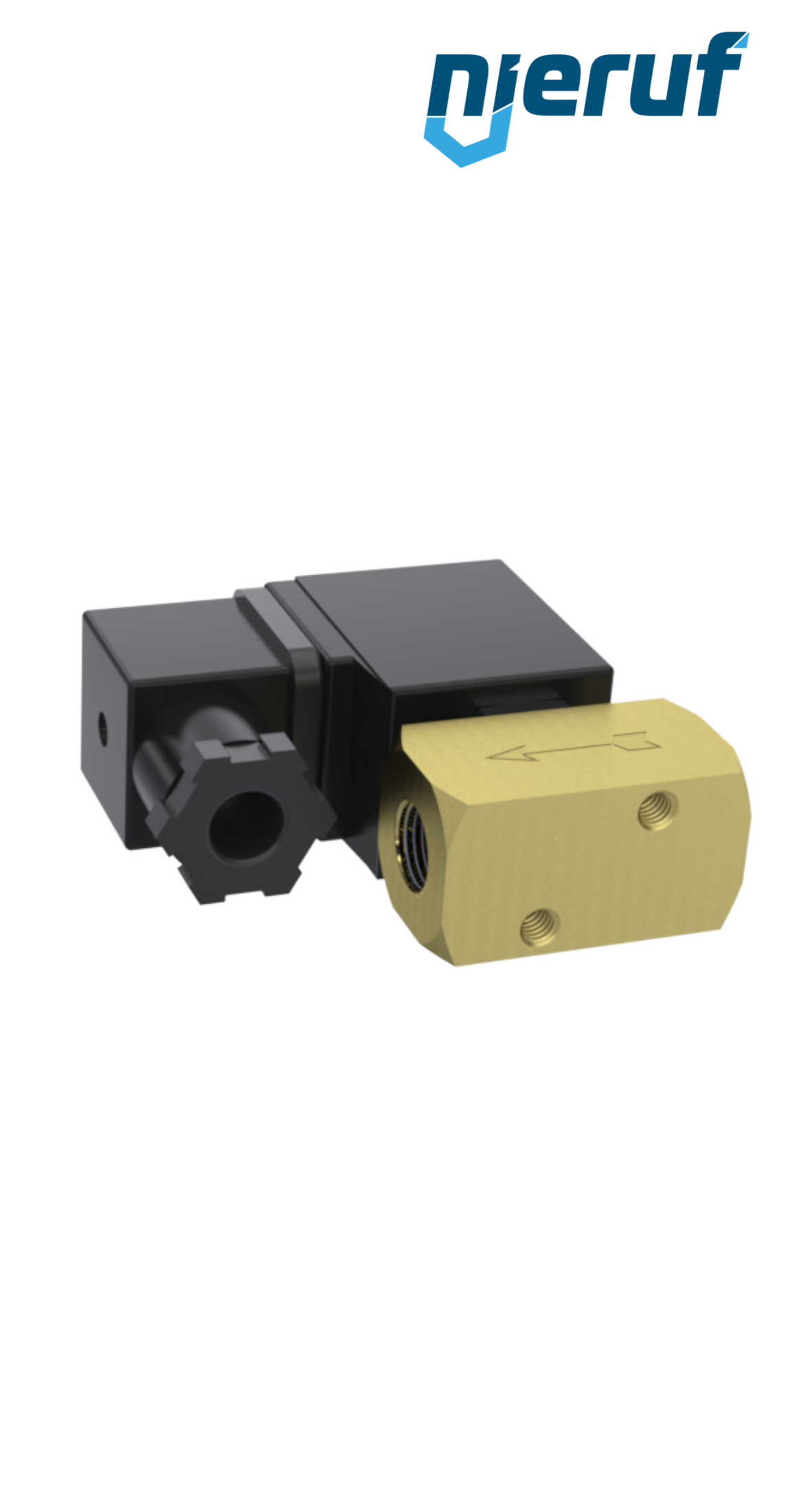 valvola elettromagnetica / solenoide DN 2,0 G 1/4" ottone EPDM 24V DC