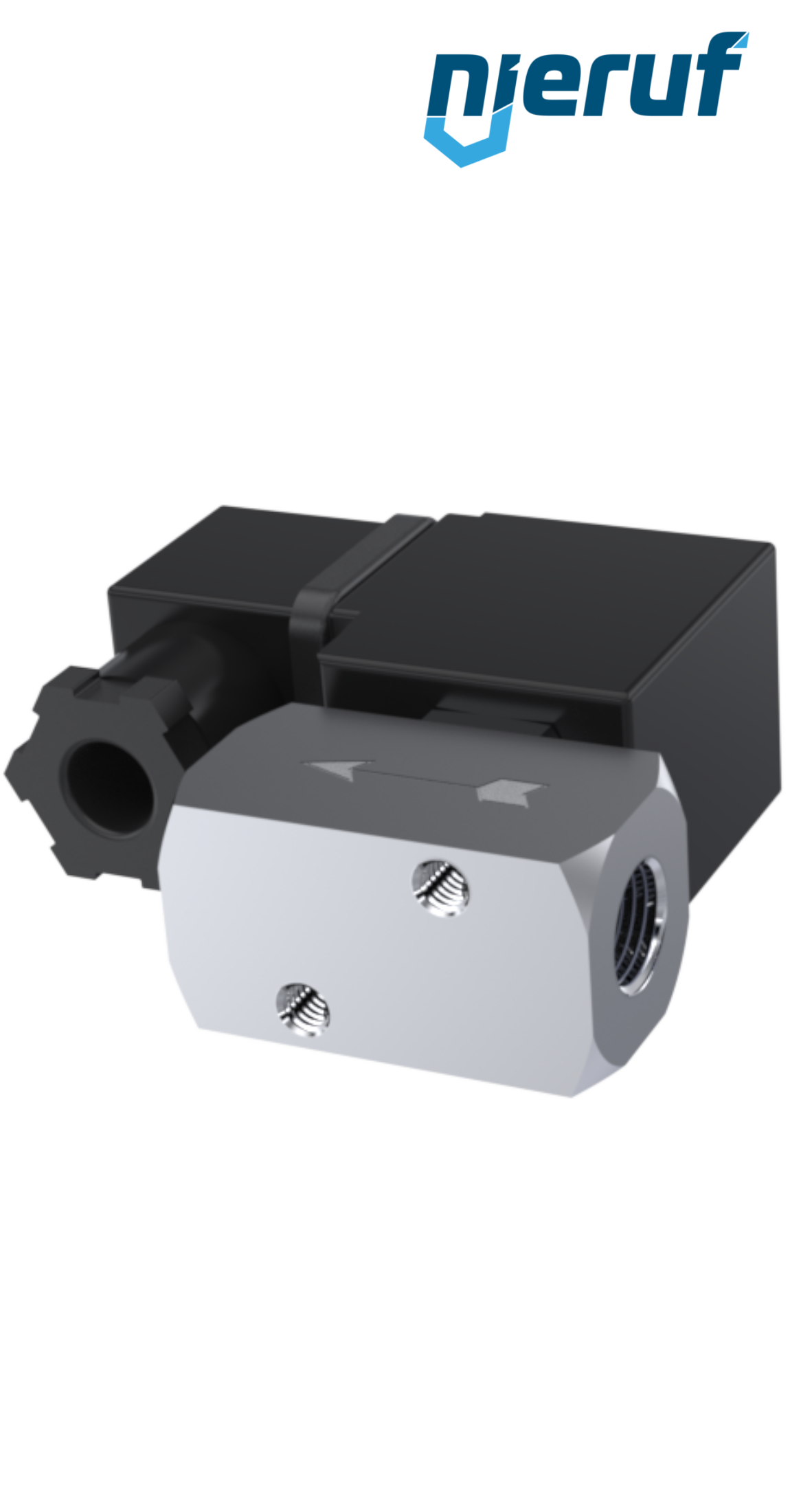 valvola elettromagnetica / solenoide DN2,5 G 1/4" pollici acciaio inossidabile FKM