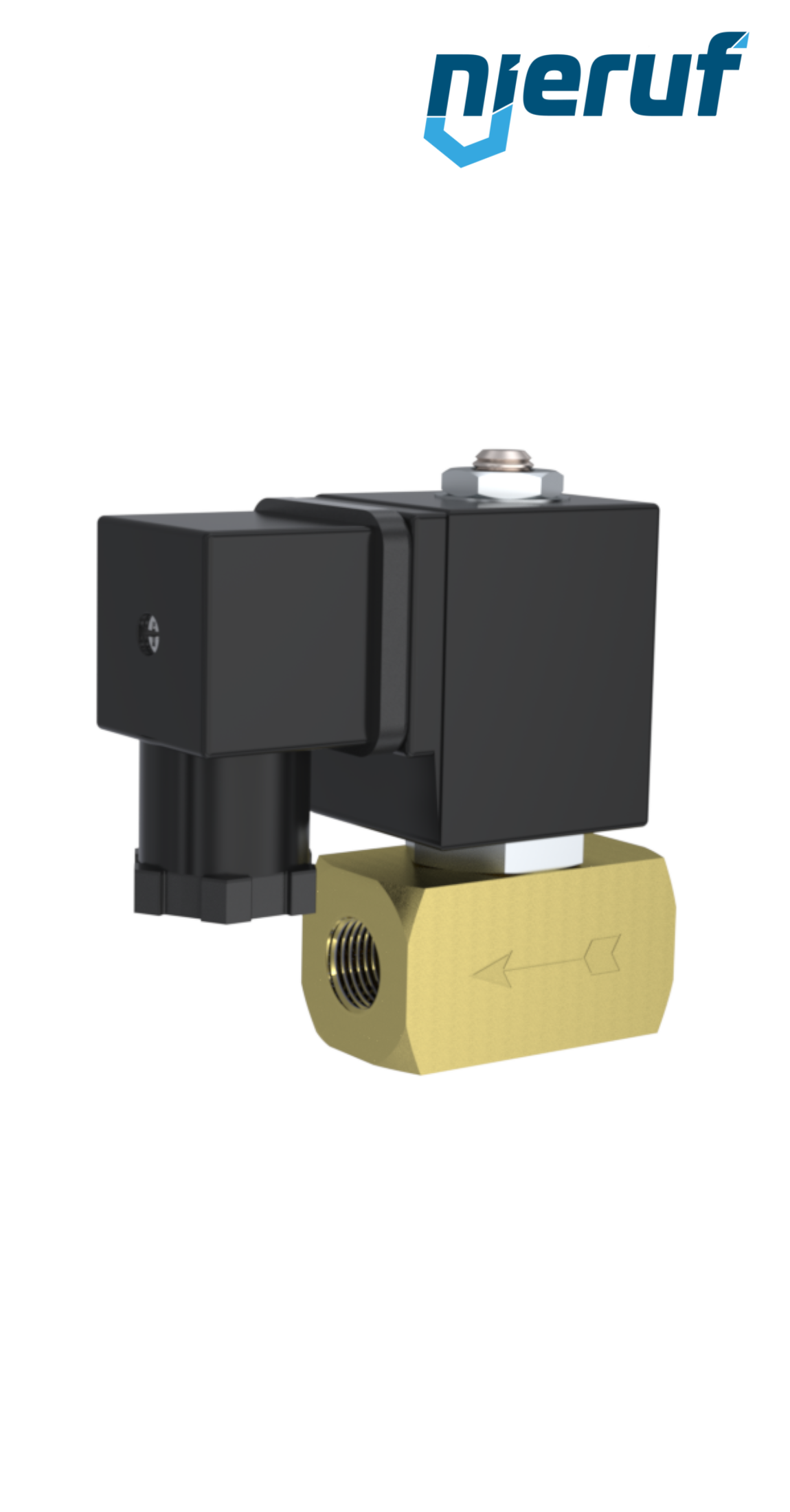 valvola elettromagnetica / solenoide DN 3,0 G 1/4" ottone EPDM 24V DC