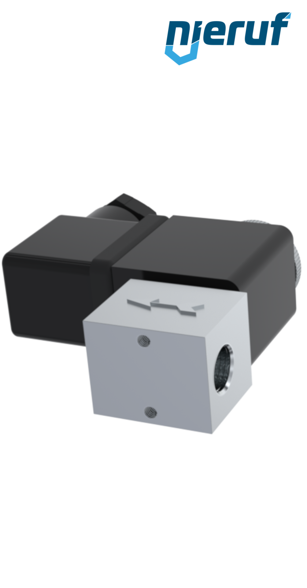 valvola elettromagnetica / solenoide a tre vie DN1,5 acciaio inossidabile FKM 24V DC