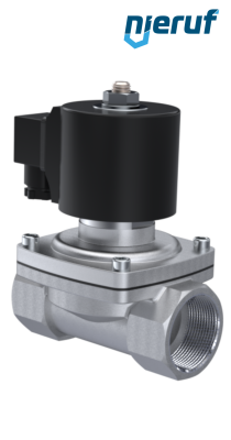 valvola elettromagnetica / solenoide G 1 1/2" pollici acciaio inossidabile 24V DC EPDM